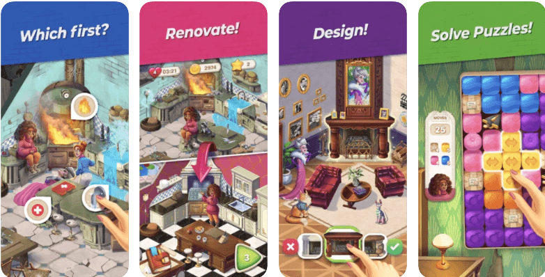 Penny and Flo Finding Home, Renovate the Mansion Perfect Puzzle Game